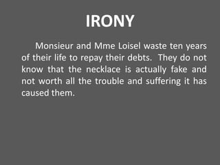 The Necklace by Guy de Maupassant | PPTX