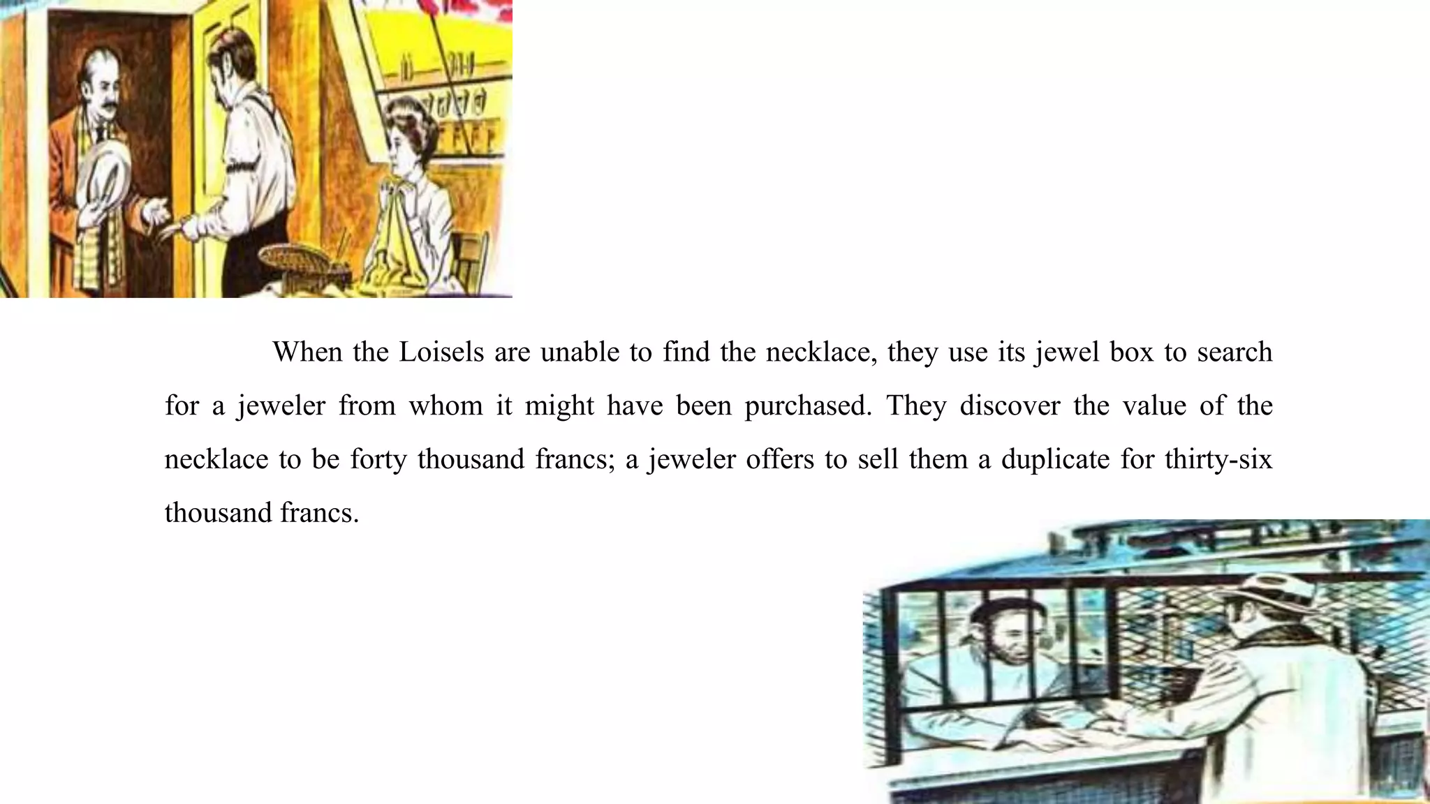 The necklace by Guy de Maupassant. | PPTX