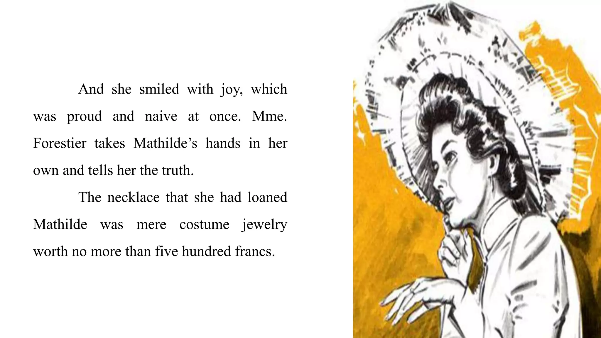 The necklace by Guy de Maupassant. | PPTX