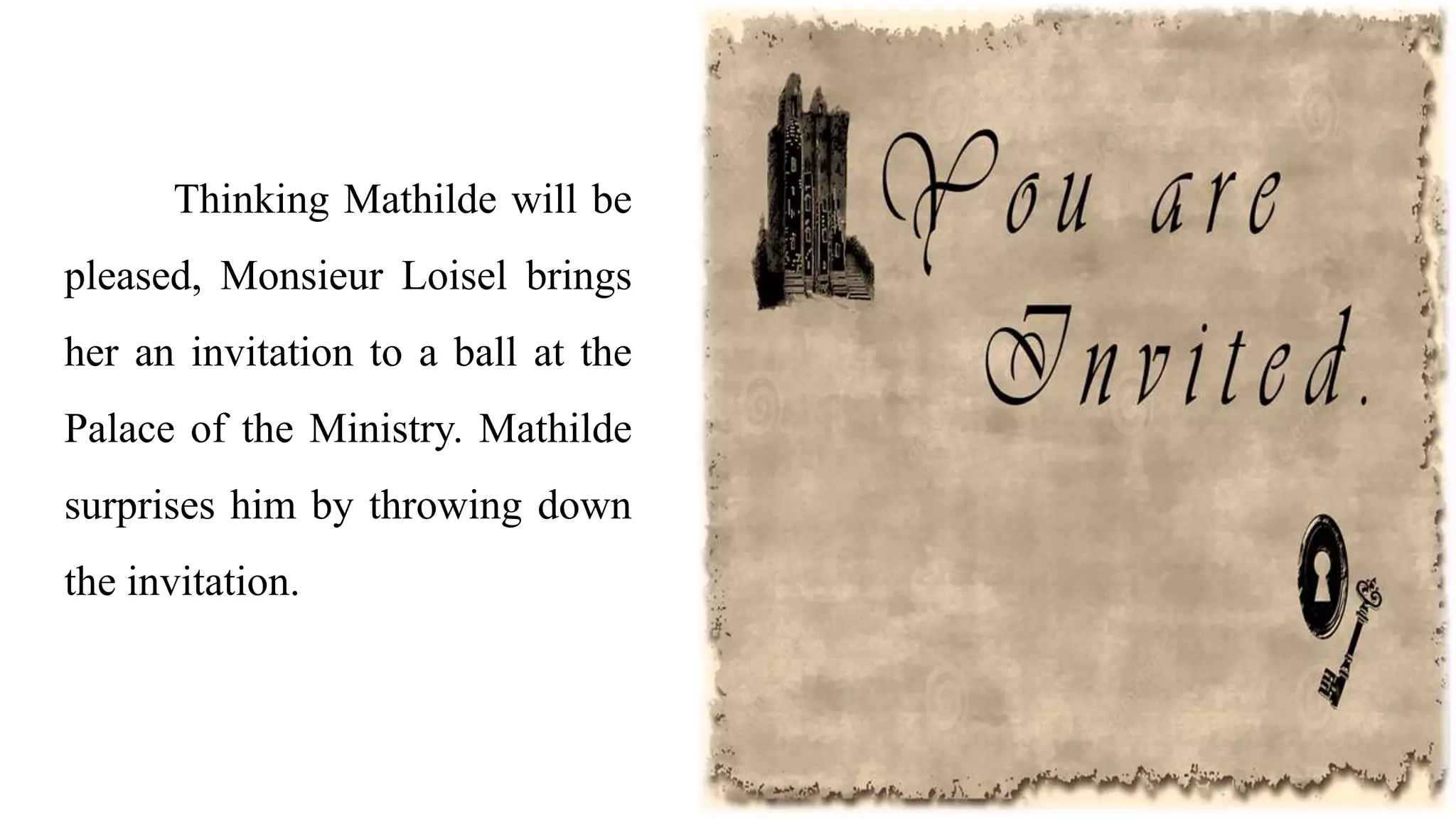 The necklace by Guy de Maupassant. | PPTX