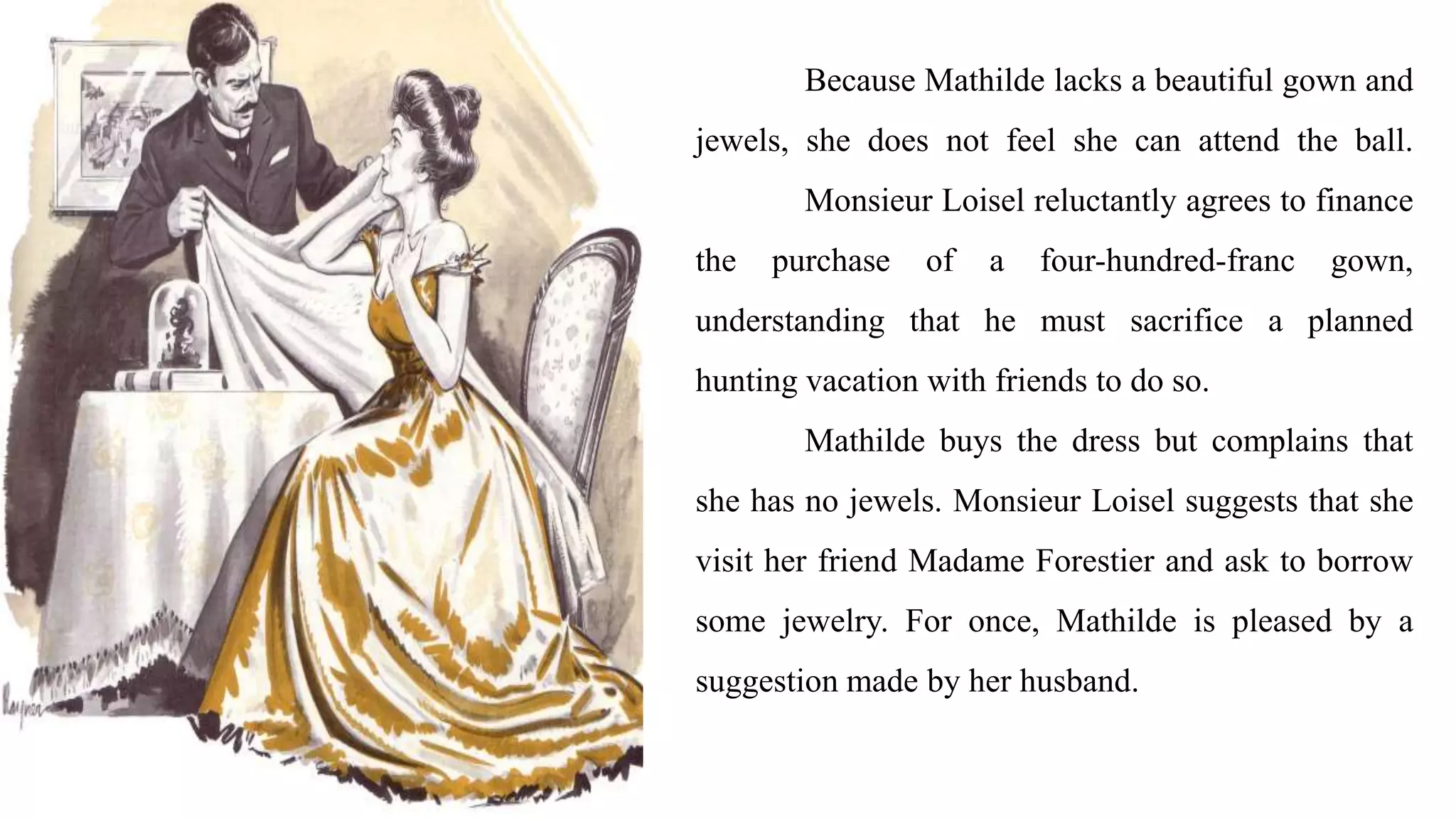 The necklace by Guy de Maupassant. | PPTX