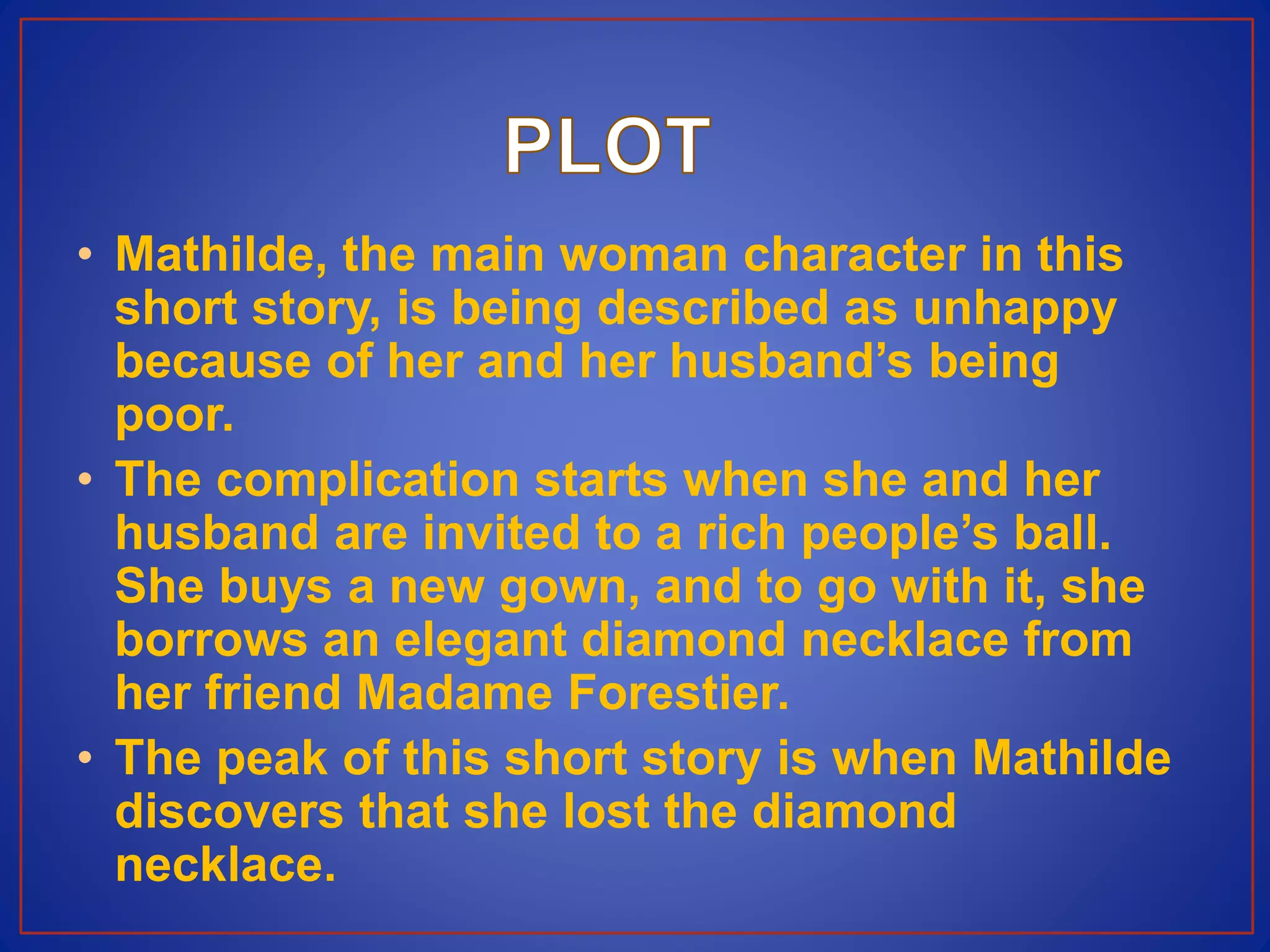 The necklace | PPTX