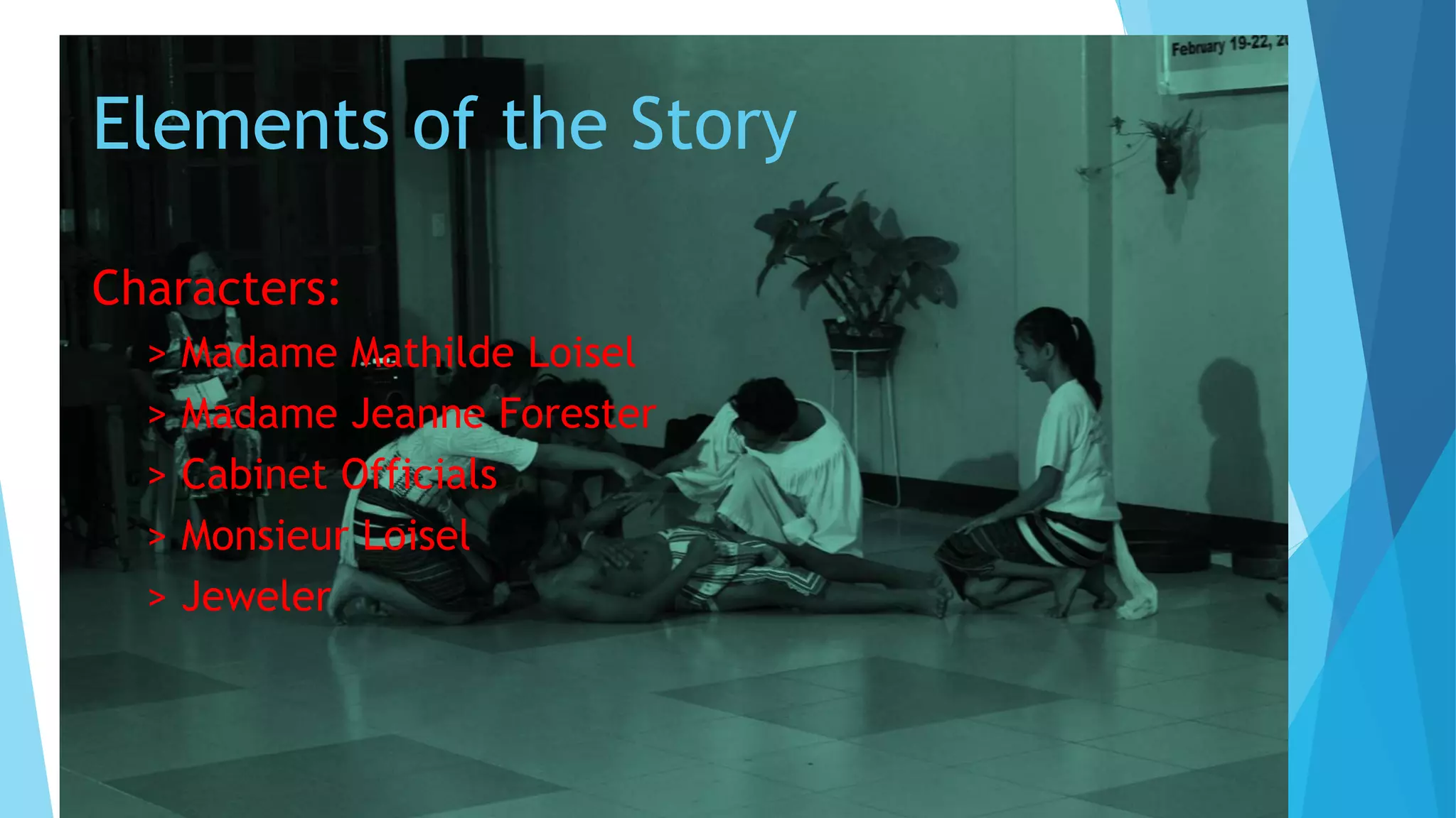 The necklace Guy de Maupassant | PPTX