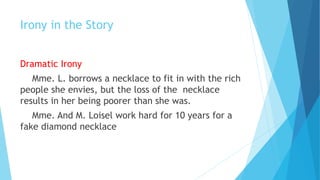 The necklace Guy de Maupassant | PPTX