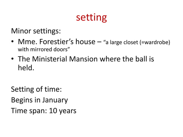 Analysis of The Necklace | PPTX