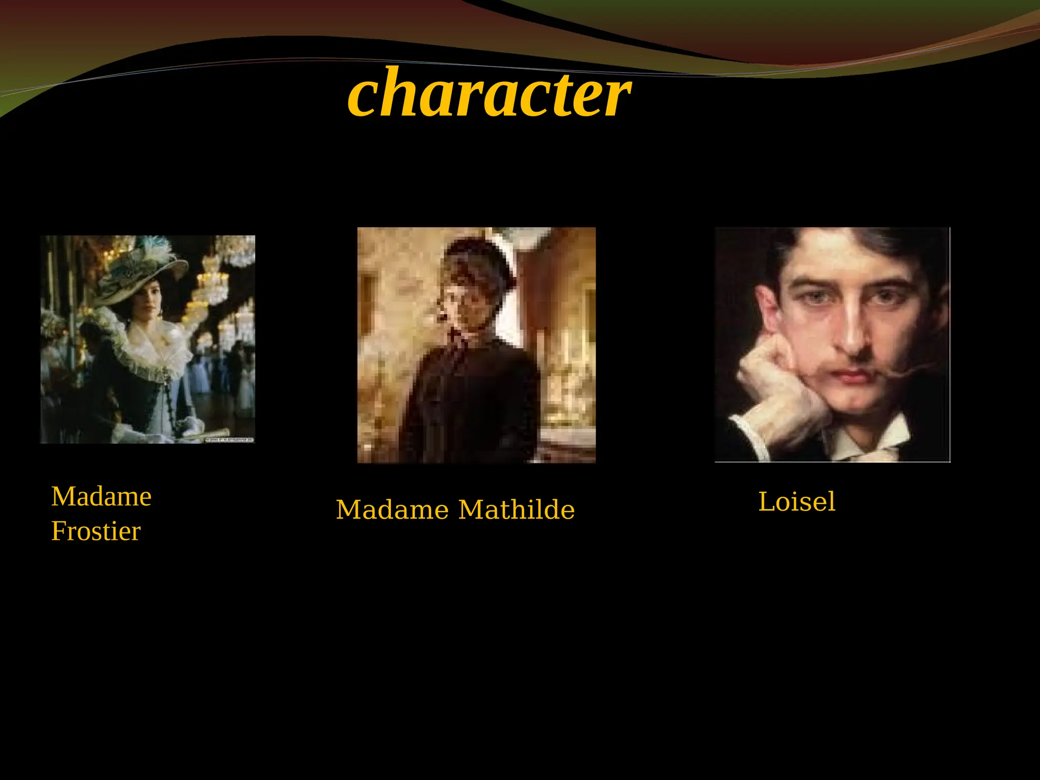 The necklace of Madame Mathilde Loisel and her husband. | PDF