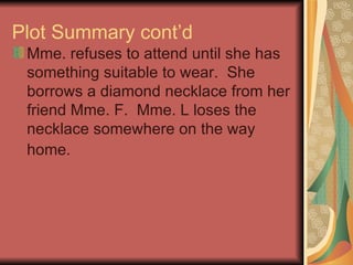 The necklace summary | PPT