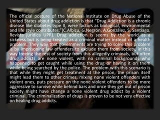 The need for an alternative to drug criminalization | PPTX | Crime ...