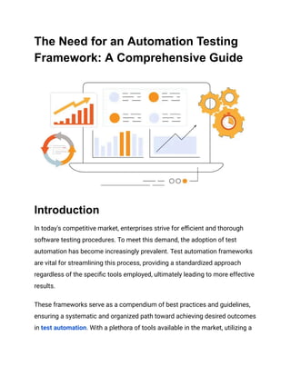 The Need for an Automation Testing Framework_ A Comprehensive Guide.pdf