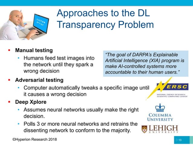 The Need for Deep Learning Transparency | PPT