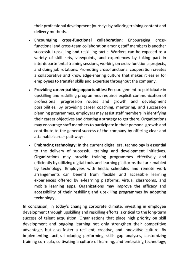 The Need For Reskilling And Upskilling To Meet Future Workforce ...