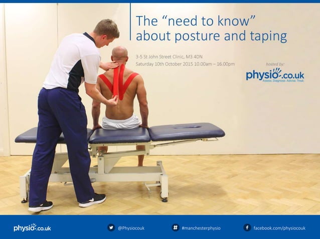 Physio.co.uk: The need to know about posture and taping | PPT | Free ...