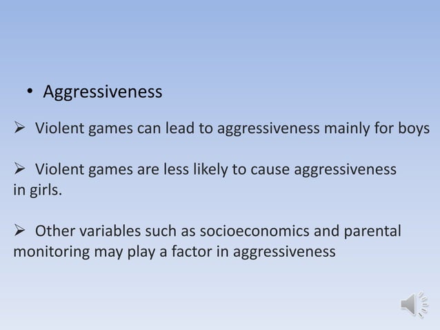 The negative and positive impacts of video games | PPTX