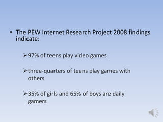 The negative and positive impacts of video games | PPTX