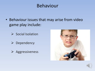The negative and positive impacts of video games2 | PPTX