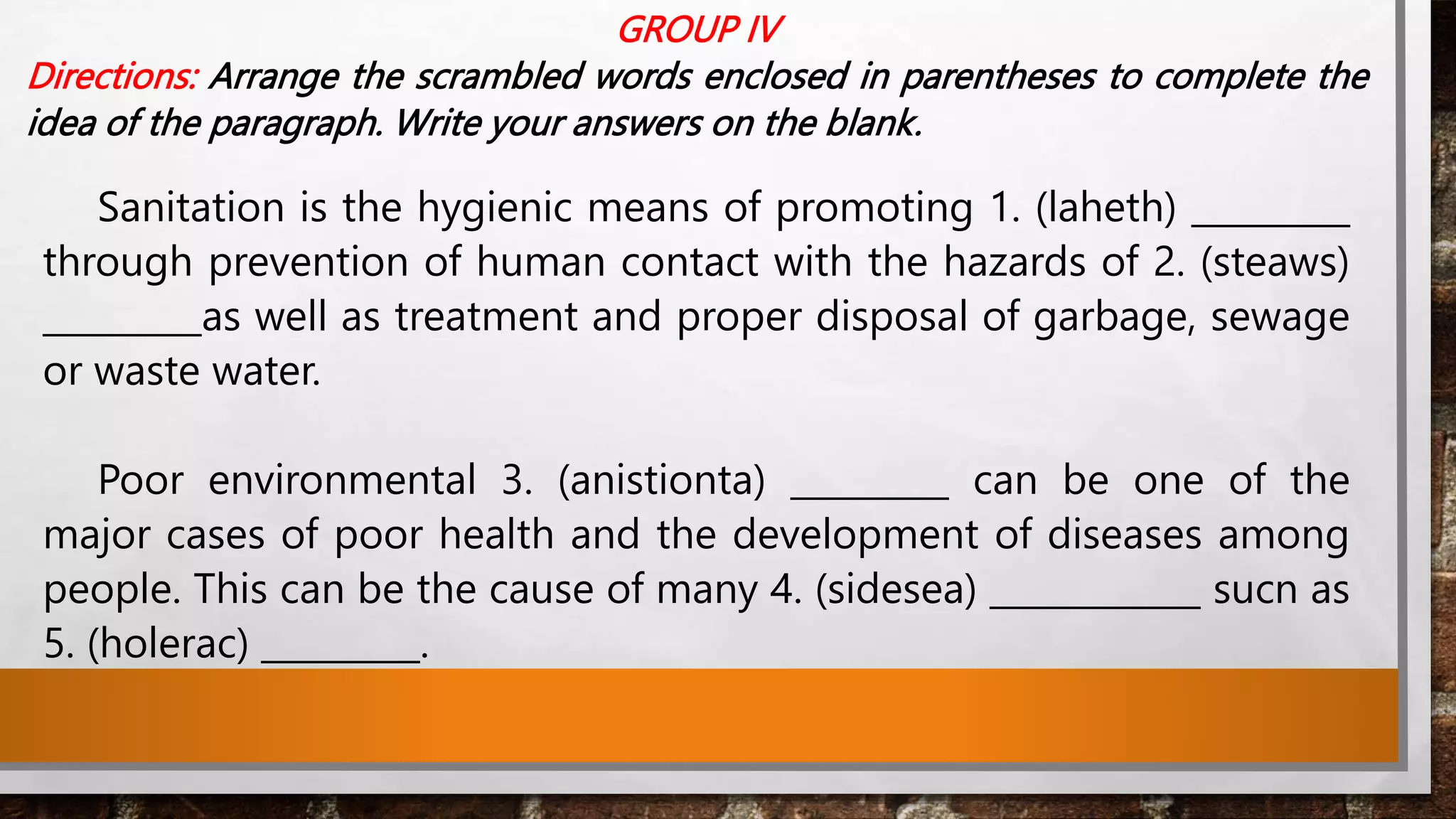 The Negative Impact of Poor Environmental Sanitation on the Health of ...