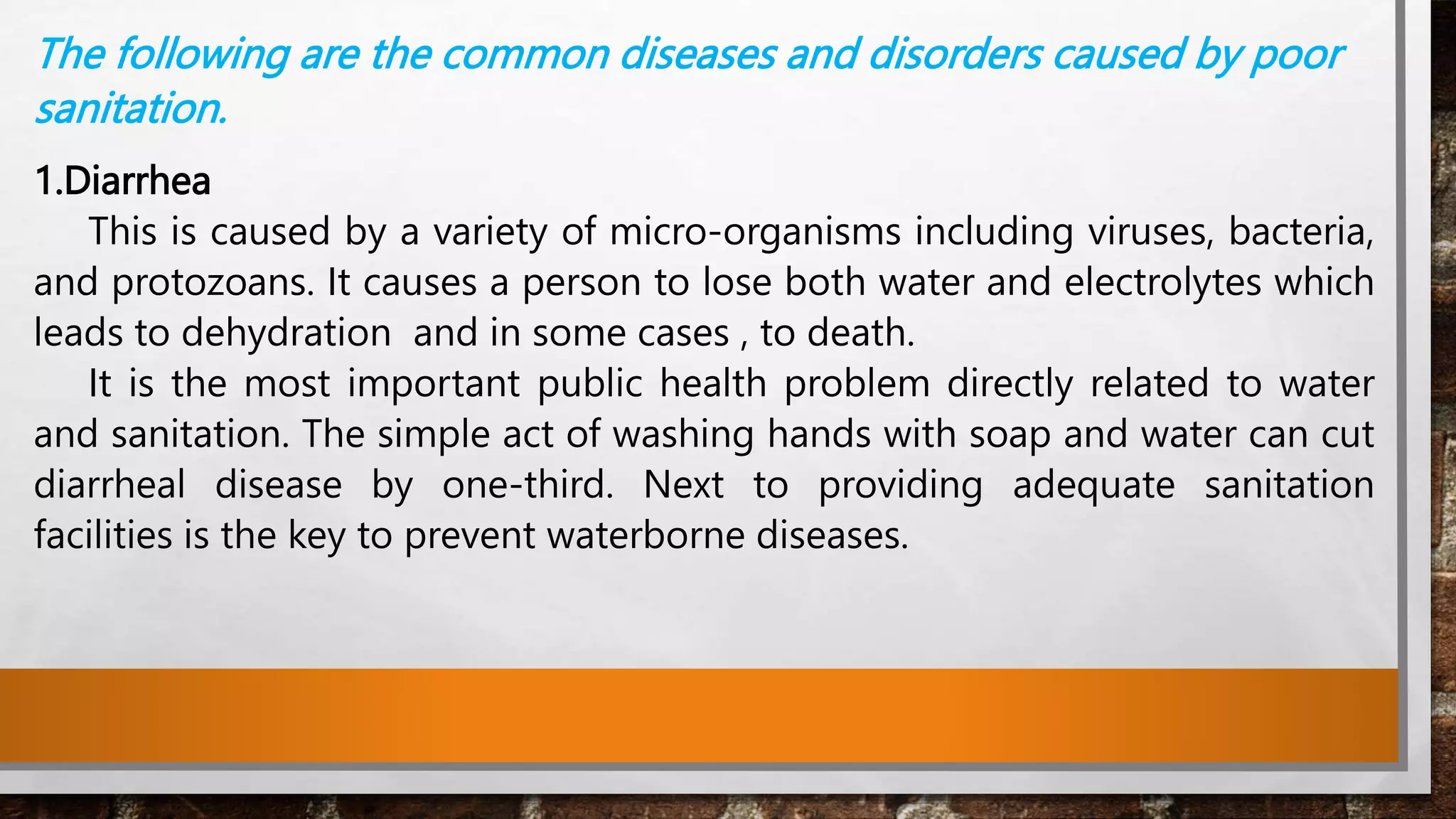 The Negative Impact of Poor Environmental Sanitation on the Health of ...
