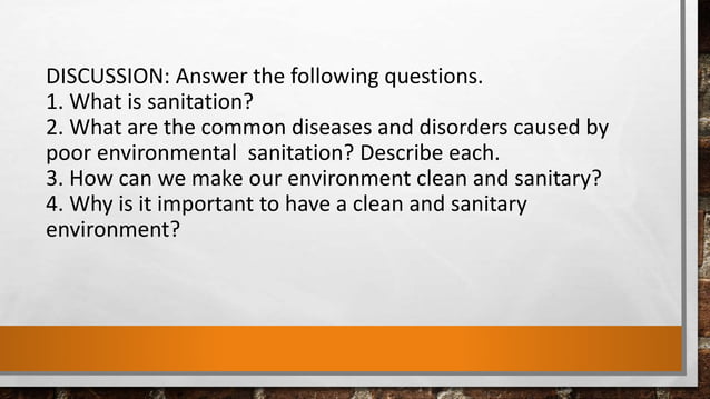 The Negative Impact of Poor Environmental Sanitation on the Health of ...