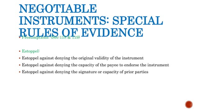 The Negotiable Instruments Act, 1882.pptx