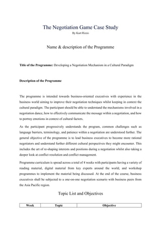 The Negotiation Game Assignment by Kurt Rizzo V3.0.docx
