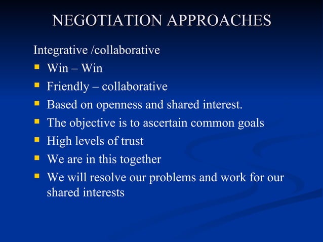 The negotiation process | PPT