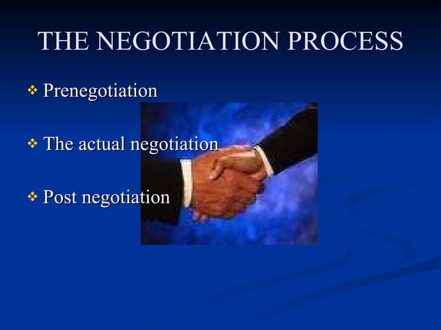 The negotiation process | PPT