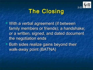 The Negotiation Process Four Stages {Lecture Notes} | PPT