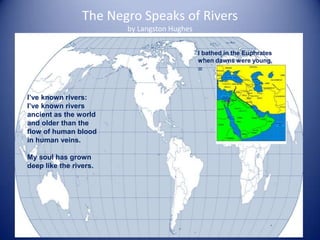 The negro speaks of rivers | PPTX