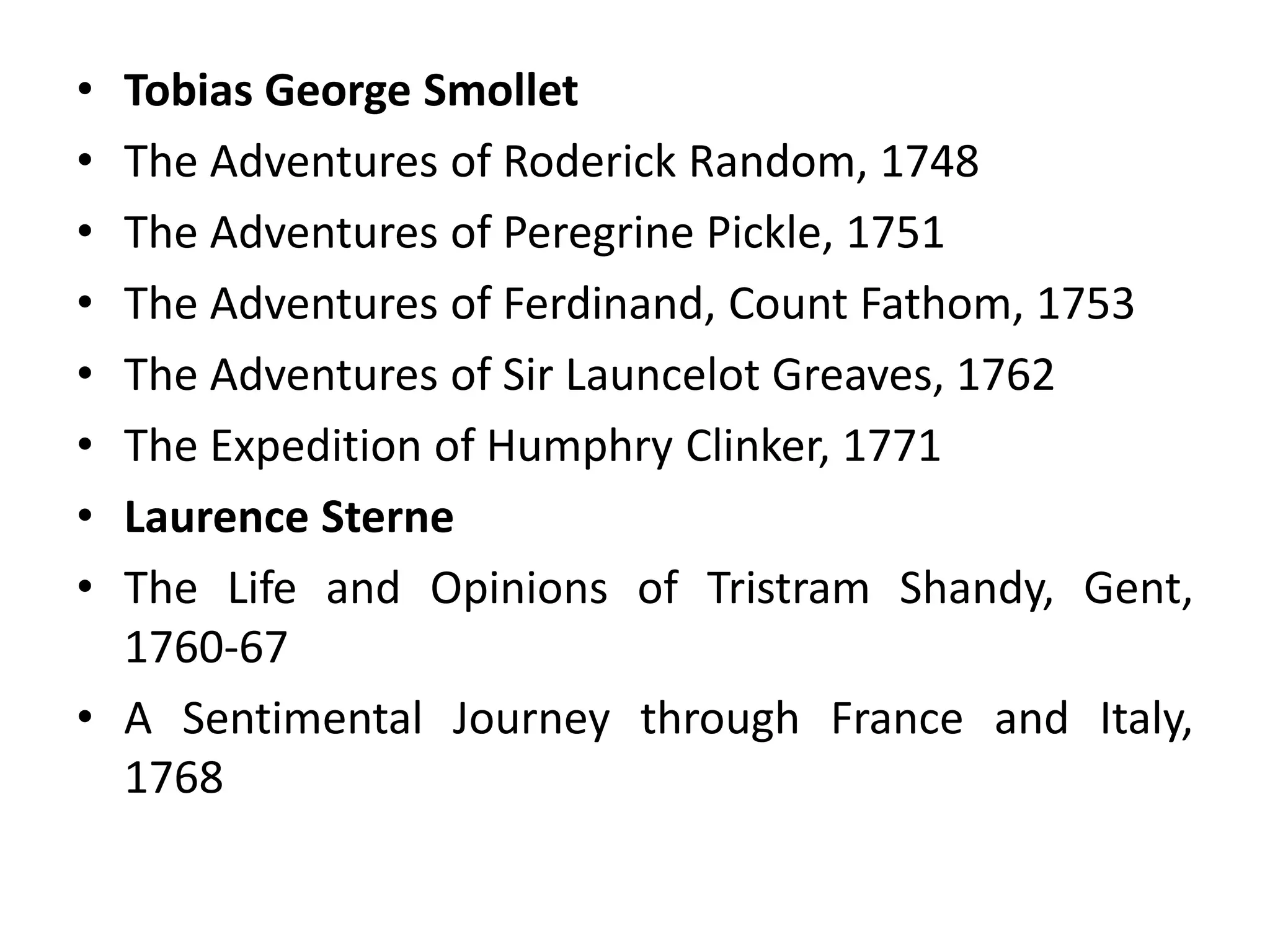 The Neo-Classical Age - Major Writers | PPT