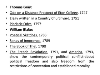 The Neo-Classical Age - Major Writers | PPT