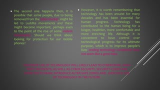 The neo luddism in resemblance to 21st century's technocracy | PPTX