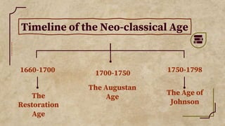 The Neo Classical Age | PPT