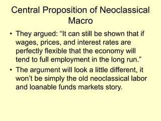 The_Neoclassical_Keynesian_Synthesis.ppt | Interest Rates | Economy