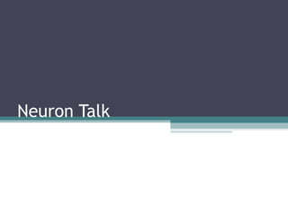 Anatomy & Physiology Lecture Notes - The nervous system | PPT