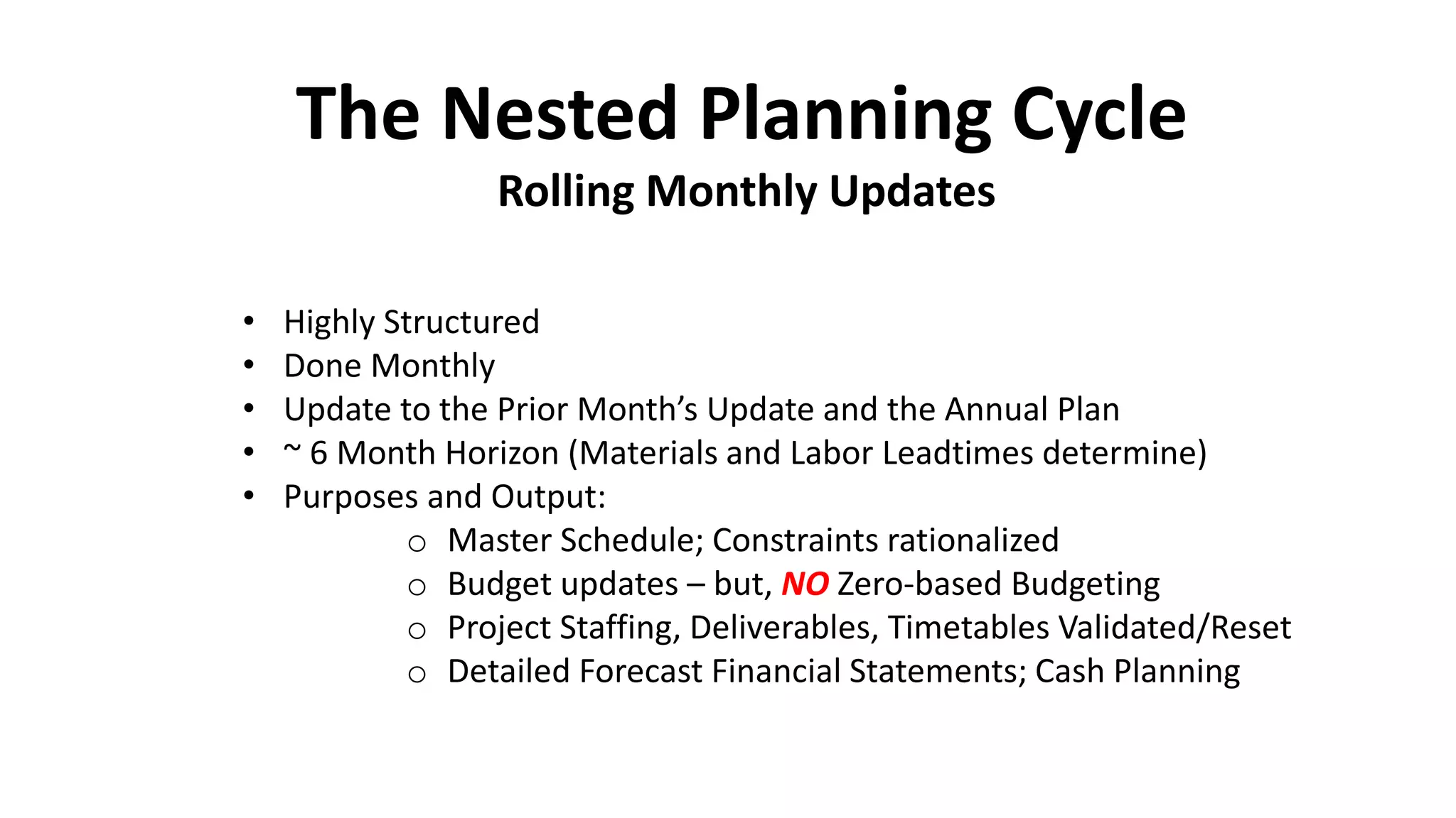 The Nested Planning Cycle 160516 | PPTX | Business Administration ...