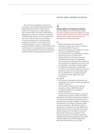 The nestle corporate business principles | PDF