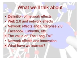 The Net Effect of Network Effects | PPT
