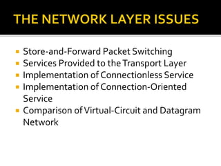 The network layer | PPT