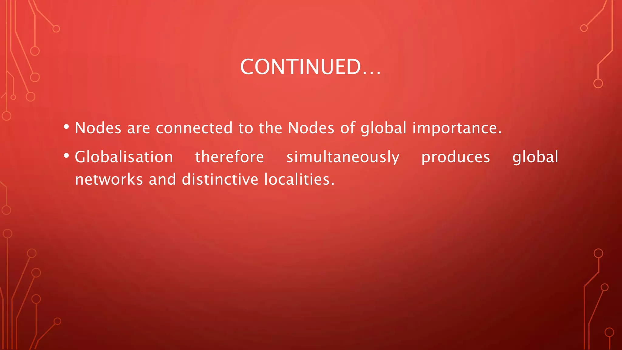 The Network Society : Manuel Castells | PPTX