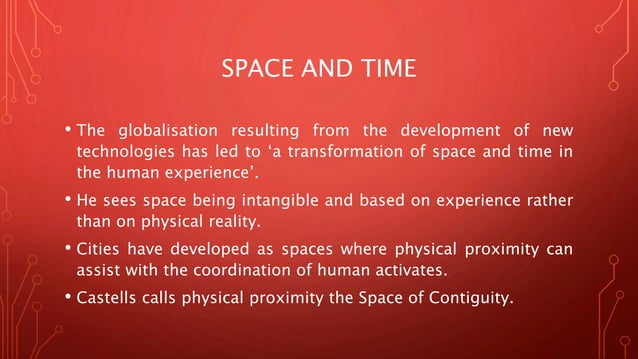 The Network Society : Manuel Castells | PPTX