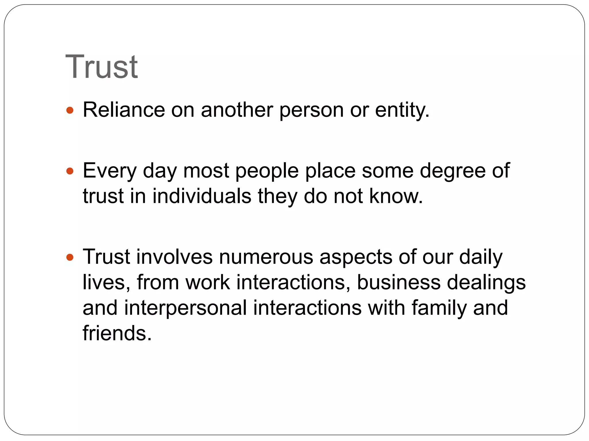 The neurobiology of trust | PPT