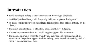 The Neurologic History.pptx