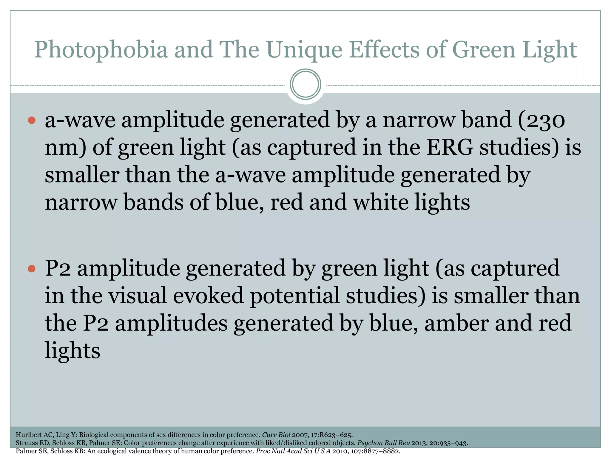 The Neuromechanism of Photophobia | PPTX