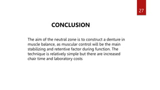 The Neutral zone in complete dentures.pptx