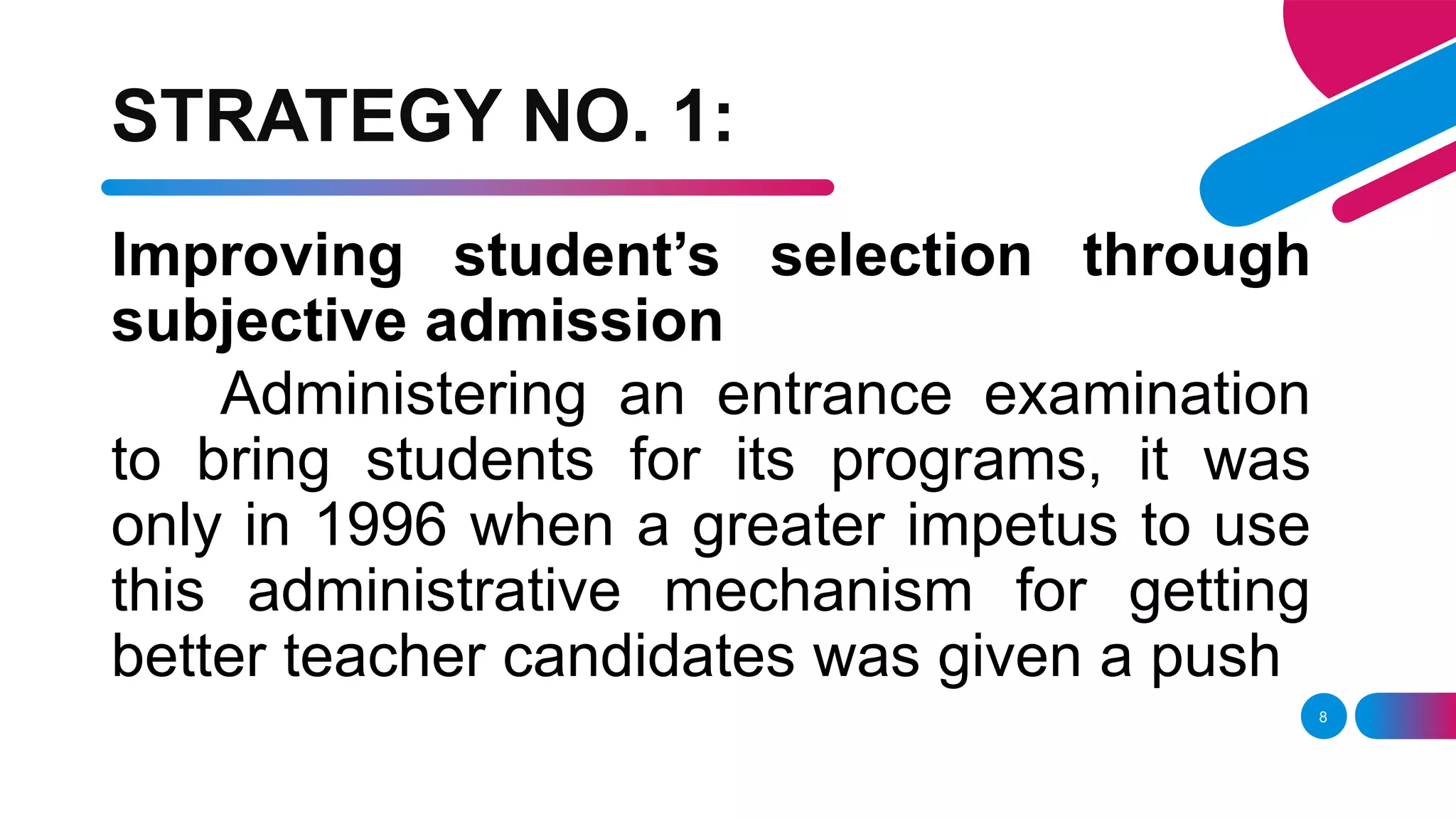 The never ending quest for quality teaching | PPT