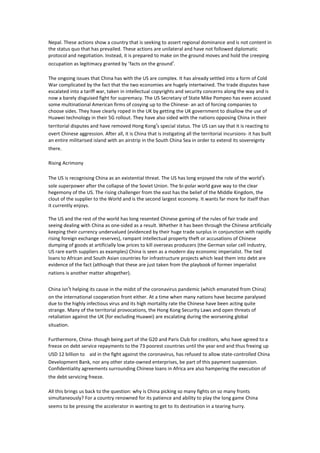 The new aggressive china | PDF