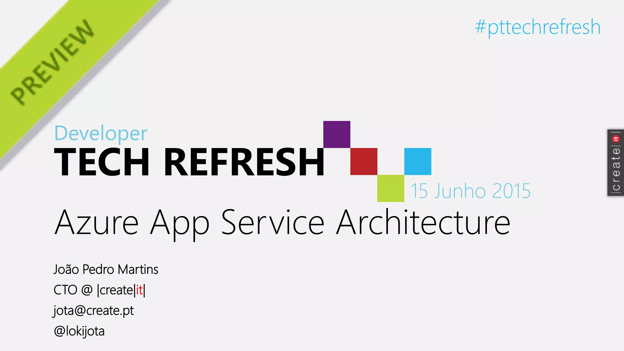 The new Azure App Service Architecture | PPTX