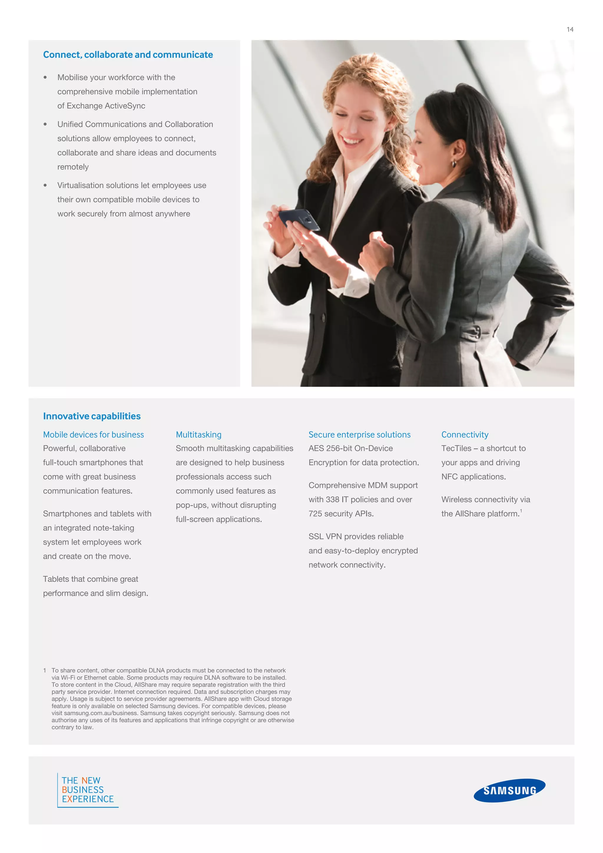 Samsung Business Experience brochure | PDF