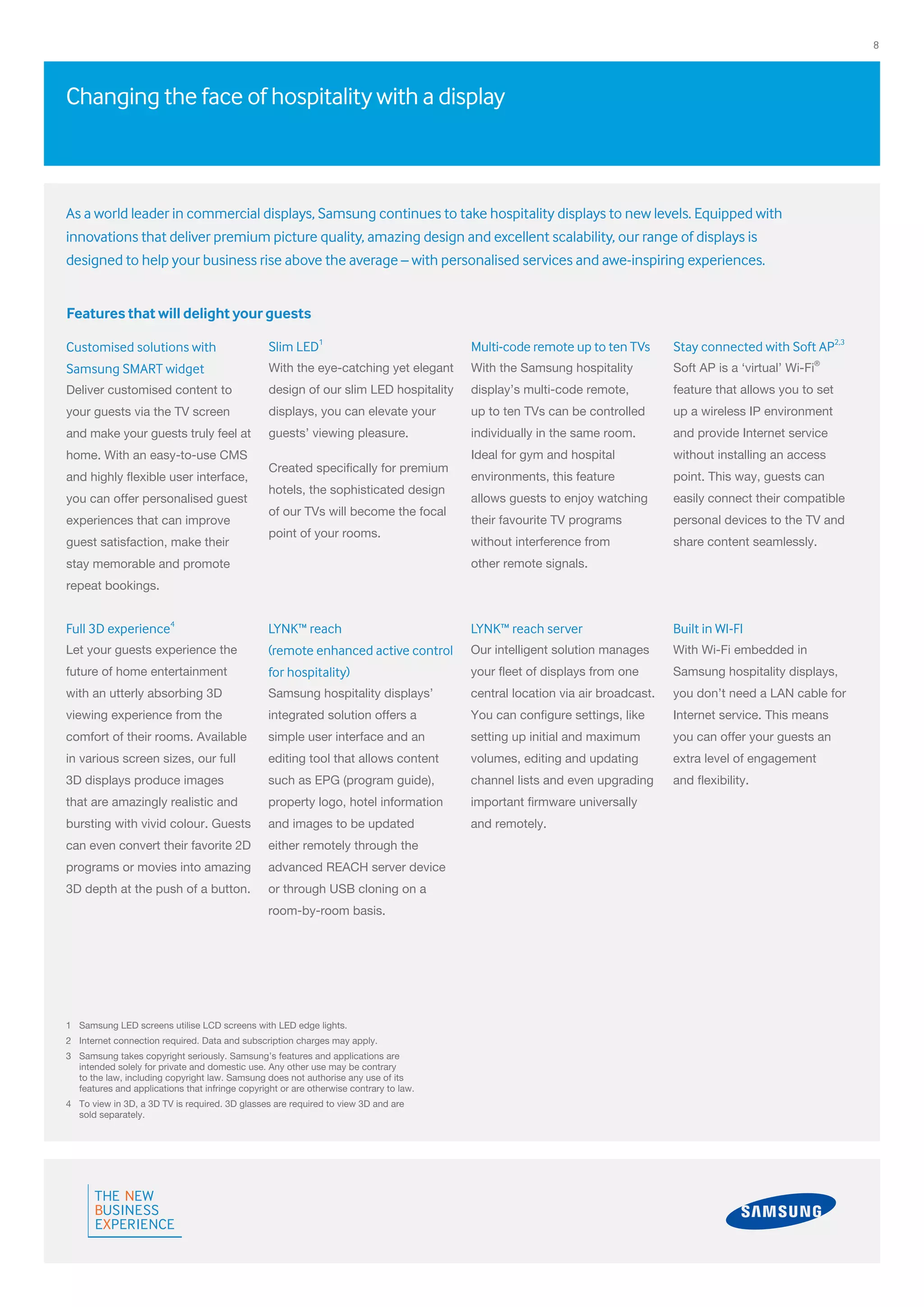 Samsung Business Experience brochure | PDF