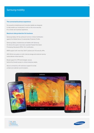 Samsung Business Experience brochure | PDF